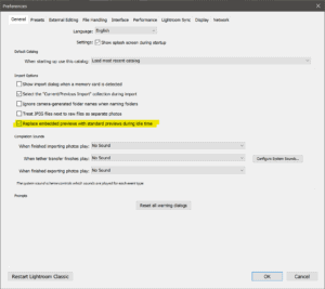 Lightroom Previews - Everything you ever wanted to know